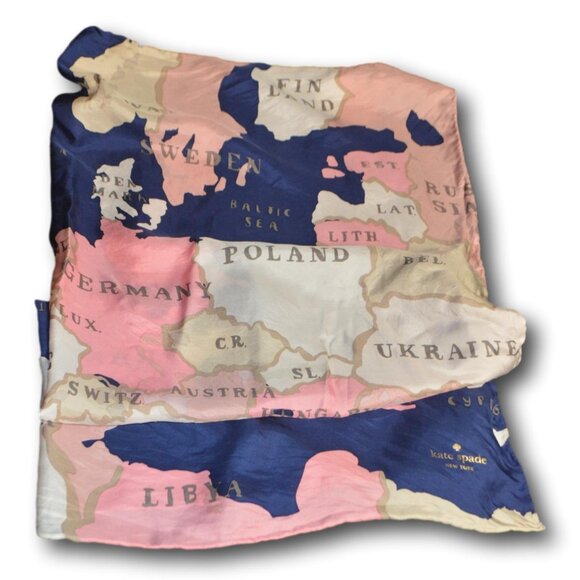 kate spade | Accessories | Kate Spade Navy Blue Pink Going Places ...